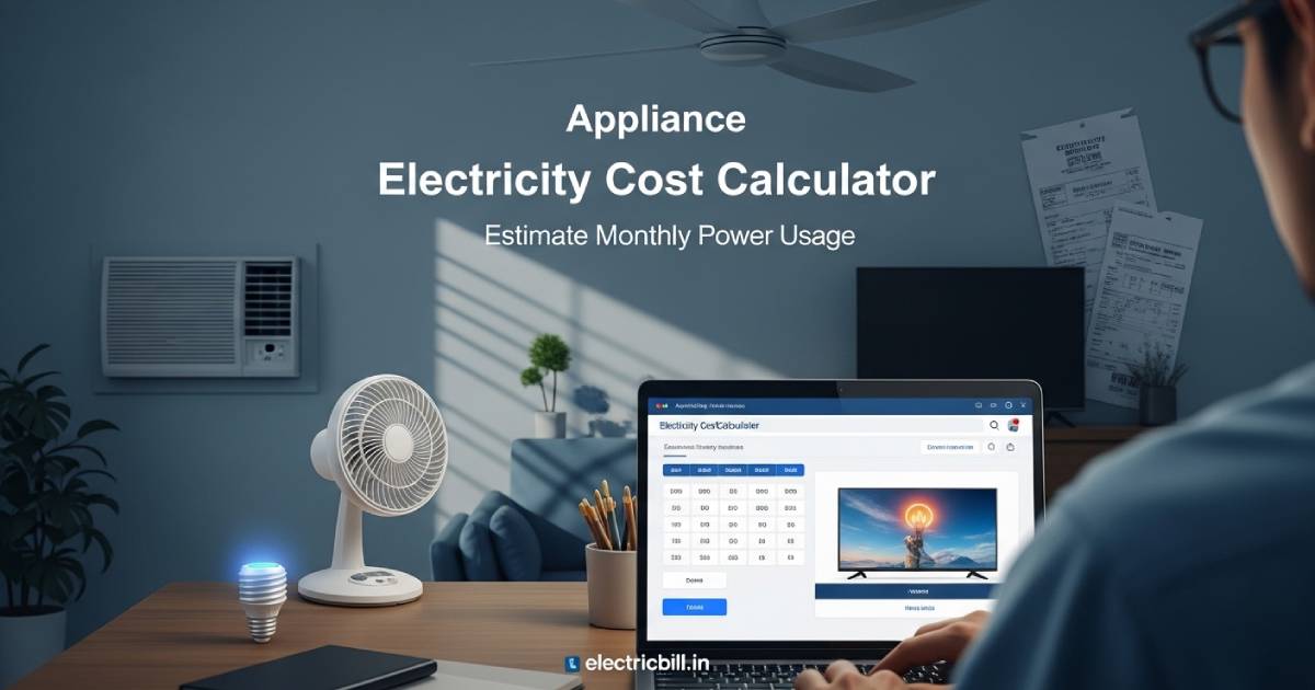 Appliance Electricity Cost Calculator (Power Usage)