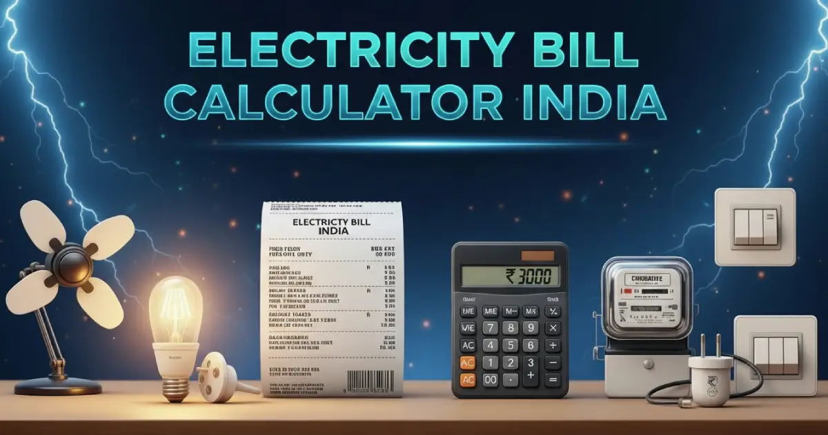 Electricity Bill Calculator India – Online Power Bill Tool